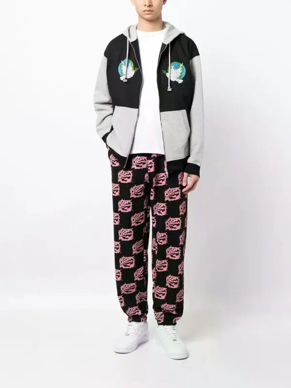 RASSVET Graphic-print Cotton Track Pants