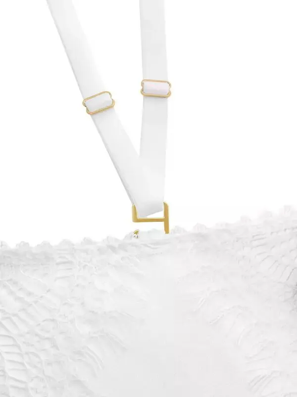 MAISON CLOSE Accroche Coeur Waist-cincher And Suspenders - White