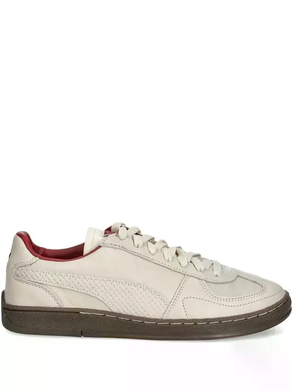 PUMA Super Tea Leather Panelled Sneakers