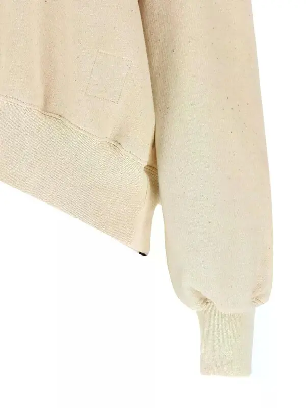 Rick Owens Crewneck Sweatshirt With Shoulder Pads