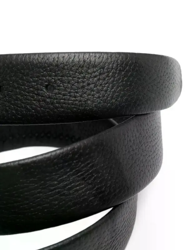 Canali Logo Buckle Belt
