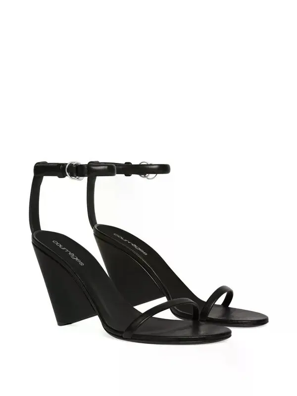 COURREGES Oblique Wedge Sandals