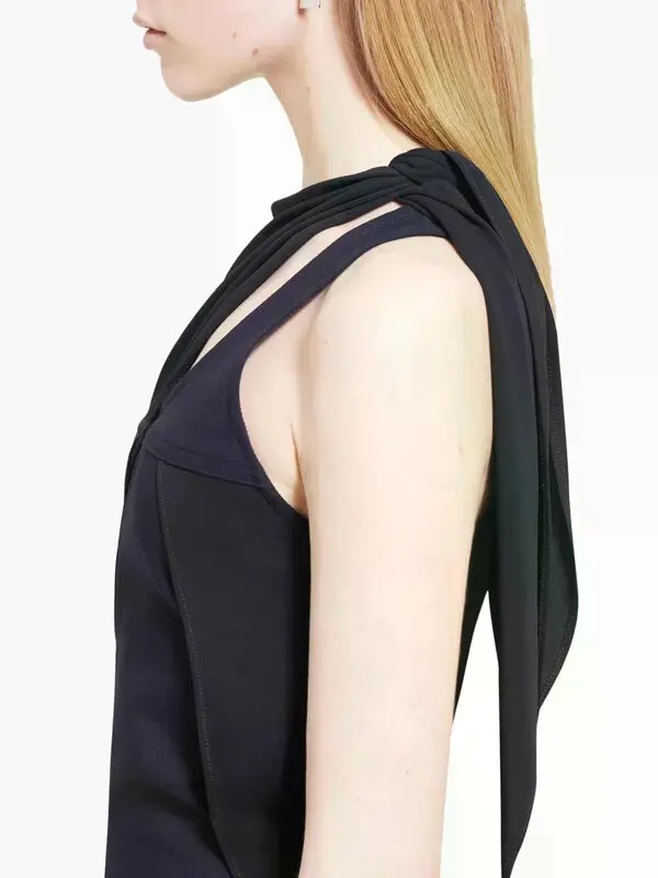COURREGES Draped Midi Dress
