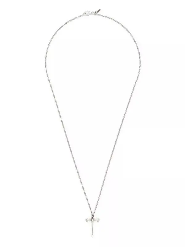 Emanuele Bicocchi Cross Pendant Necklace