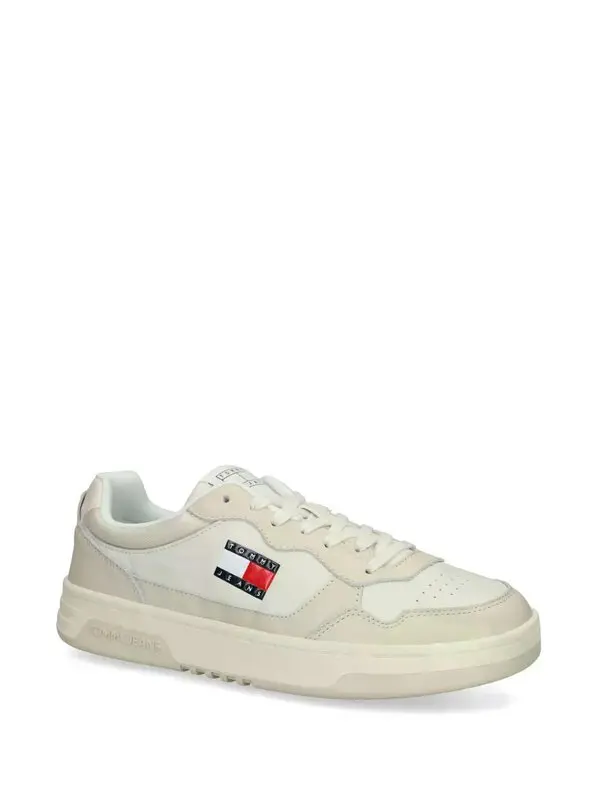 Tommy Hilfiger Two-tone Leather Lace-up Trainers