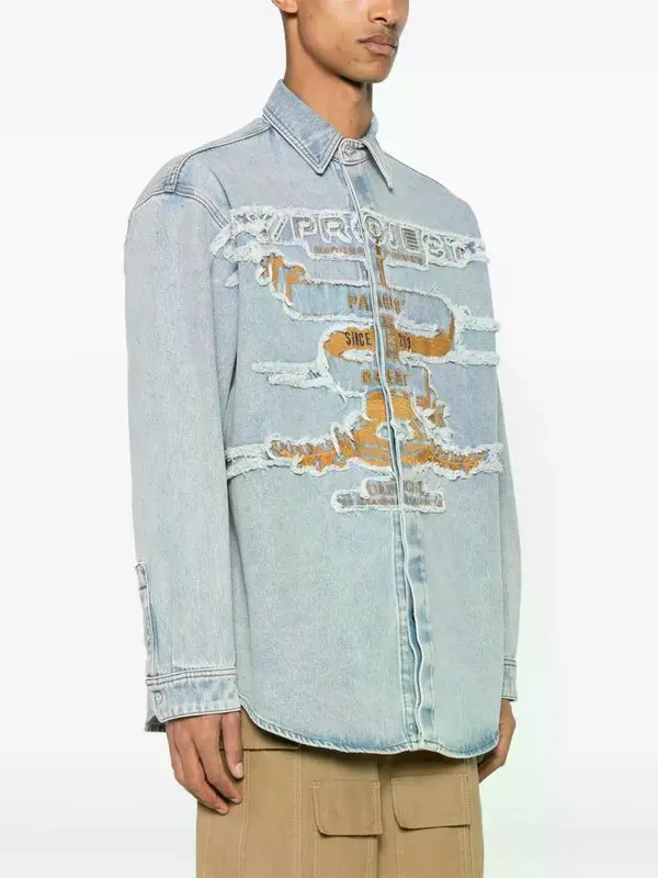 Y/project Paris Best Patch Denim Shirt
