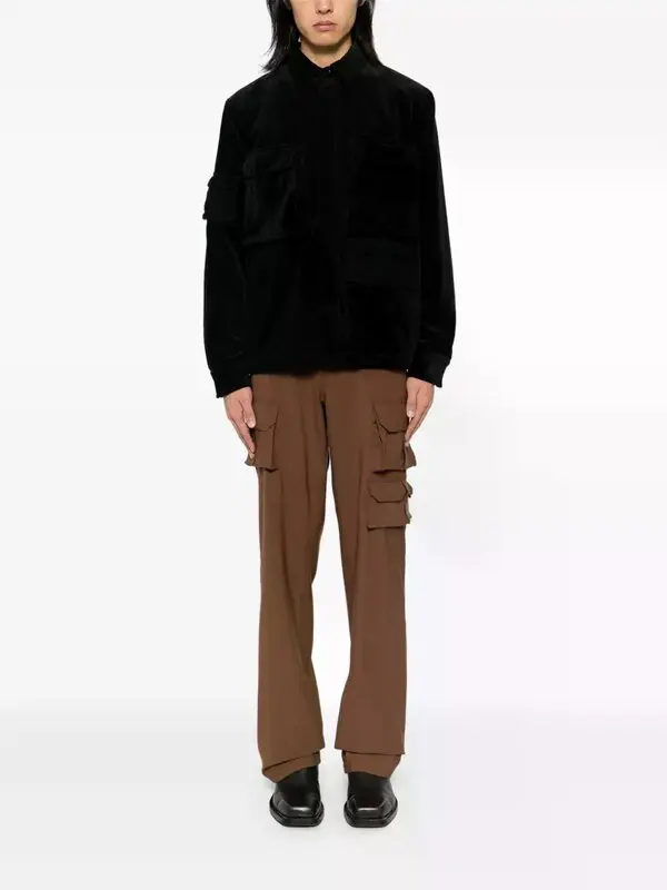 Aspesi Multi-pocket Straight Leg Cargo Trousers
