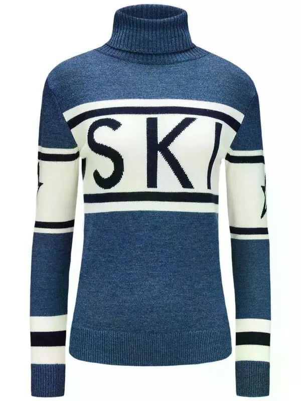 Perfect Moment Schild Roll Neck Sweater - Blue