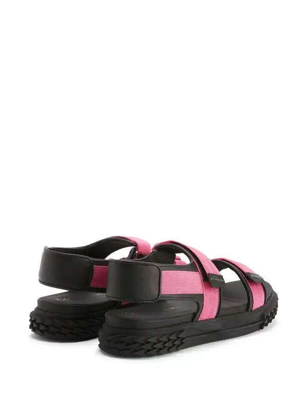 GIUSEPPE ZANOTTI Touch-strap Sandals - Black