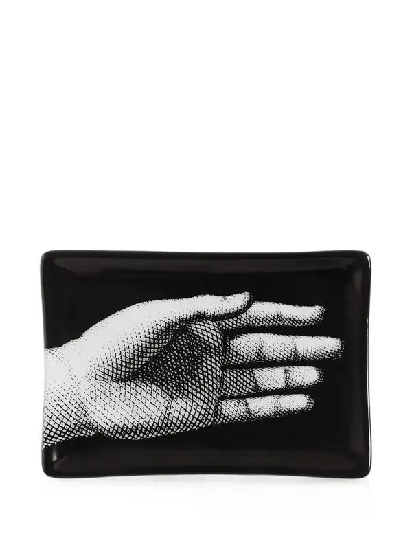 FORNASETTI Mano Hand-motif Porcelain Ashtray