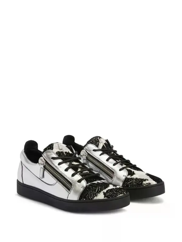 GIUSEPPE ZANOTTI Frankie Low-top Sneakers - Silver