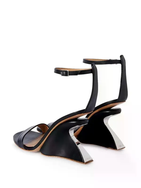 Off-White Jug Wedge-heel Leather Sandals
