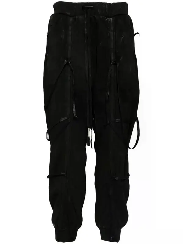 Boris Bidjan Saberi Coated Track Pants - Black