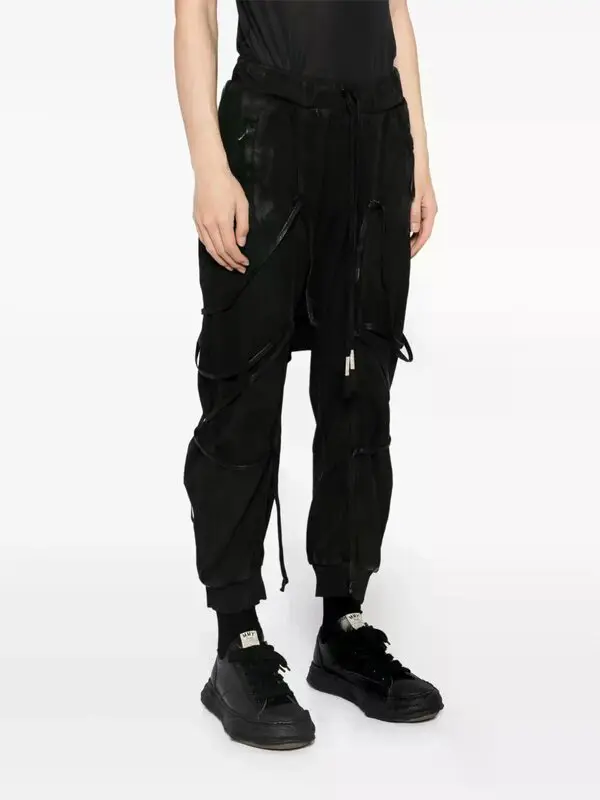Boris Bidjan Saberi Coated Track Pants - Black