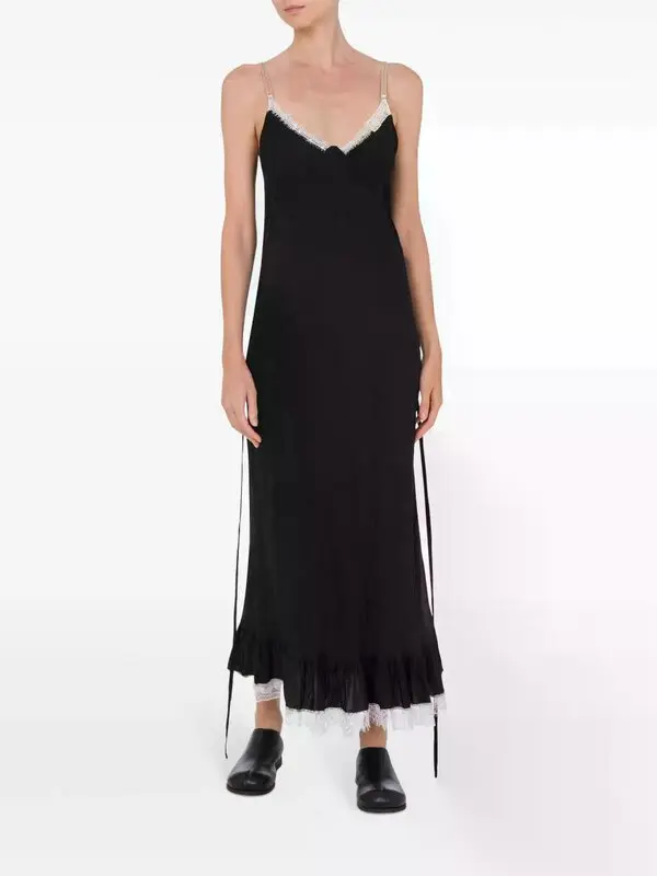 Moschino Lace-trim Maxi Dress