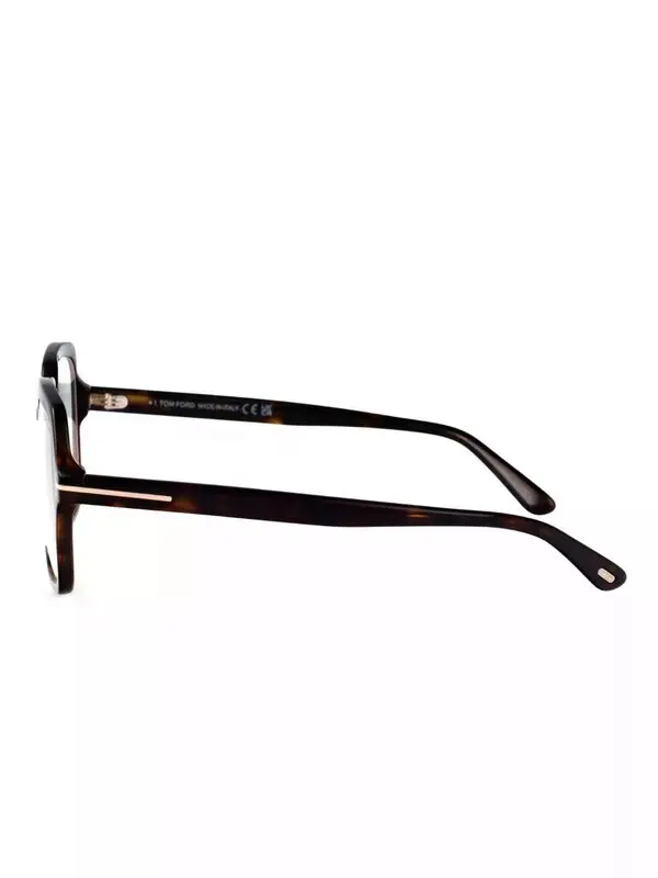 TOM FORD Tortoiseshell Square Frame Glasses