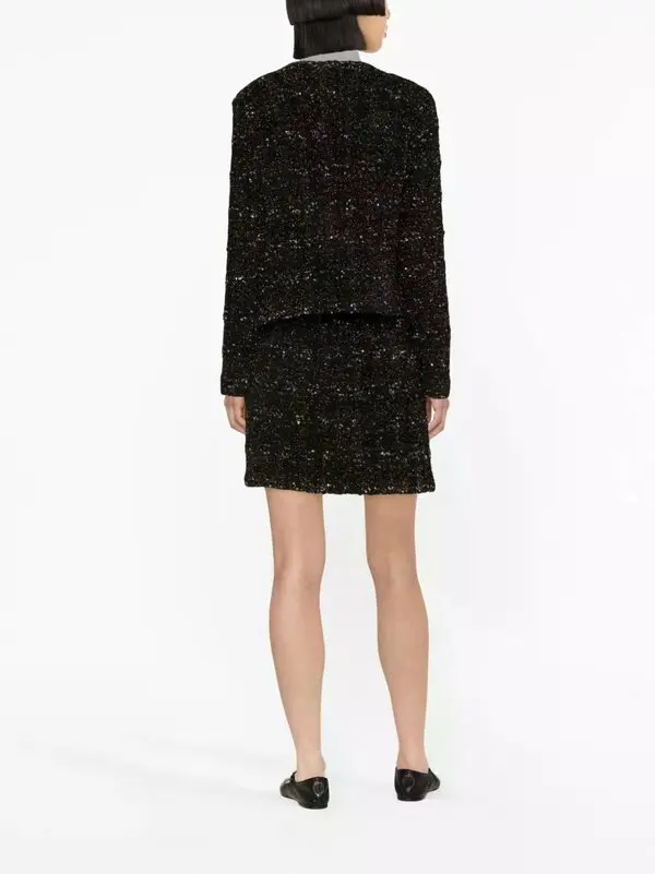 Fabiana Filippi Collarless Tweed Jacket