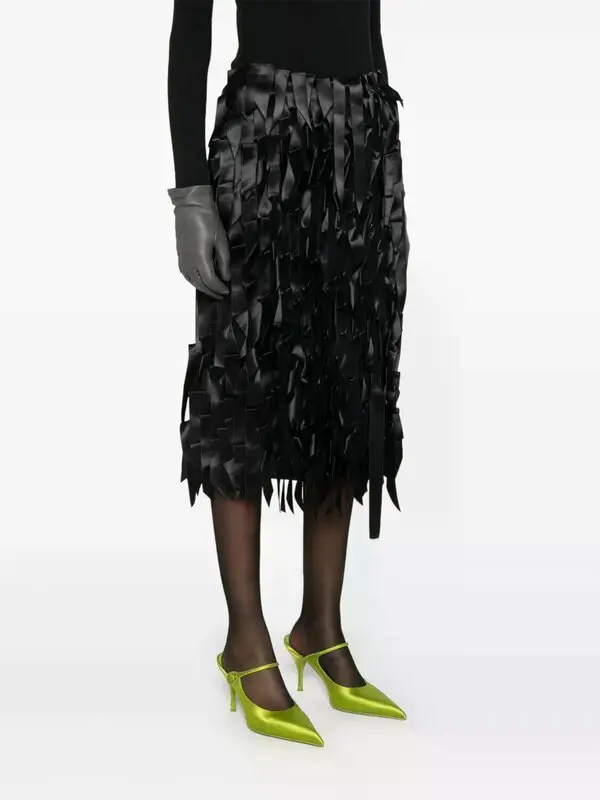 Prada Ribbon Embellishment Skirt