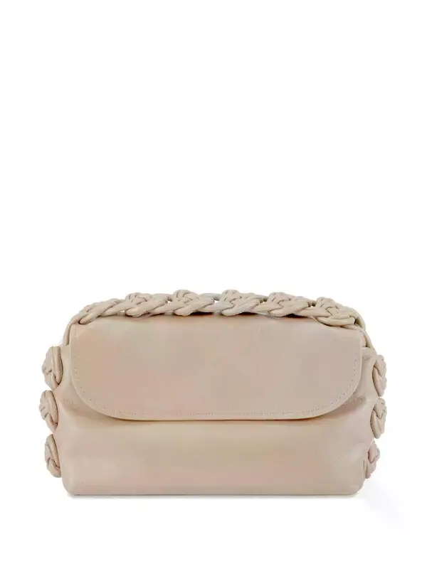 Shanghai Tang Rose Knot Clutch Bag - Neutrals