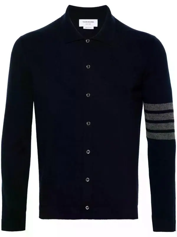 Thom Browne 4-bar Stripe Cashmere Cardigan