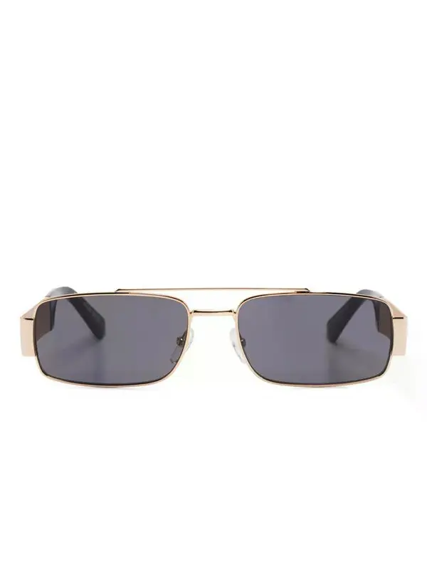 Moschino Tone Pilot Frame Sunglasses - Gold