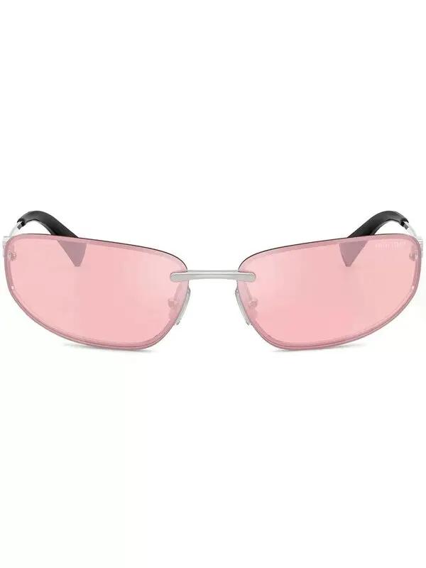 Miu Miu Cat Eye Glasses - Silver