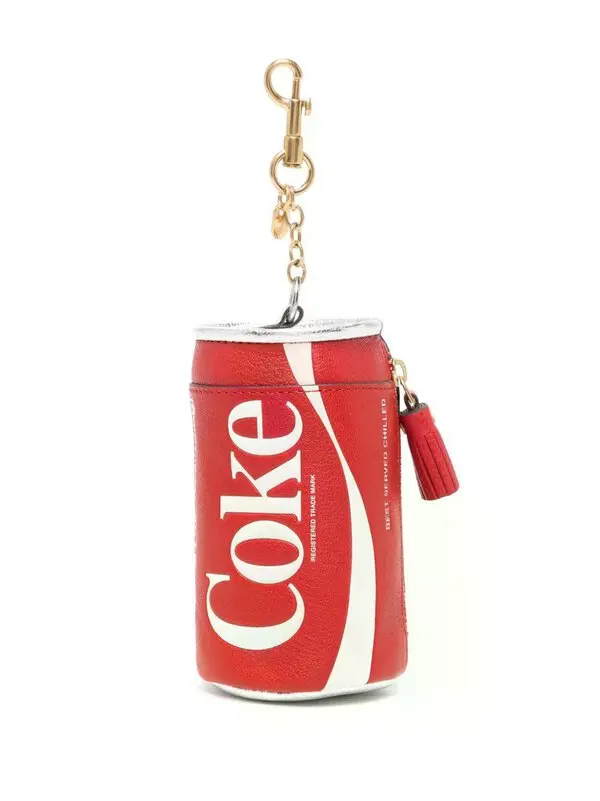 ANYA HINDMARCH Coca Cola Leather Coin Purse - Red