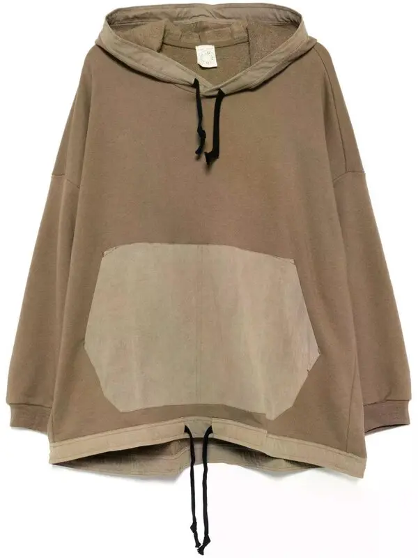 JAN JAN VAN ESSCHE Paneled Hoodie - Neutrals