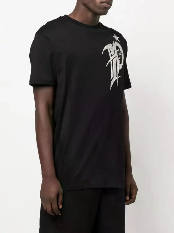 Philipp Plein Logo-print Short-sleeved T-shirt - Black