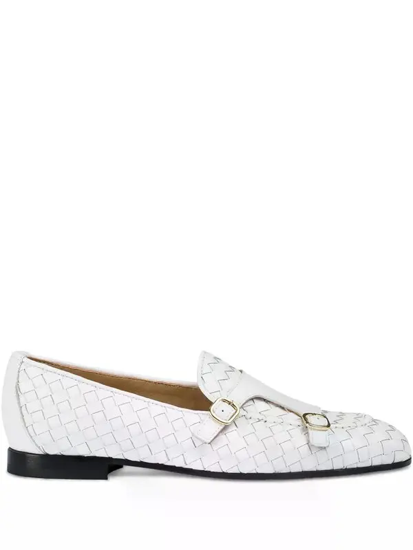DOUCAL'S Double-buckle Loafers