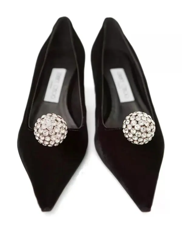 JIMMY CHOO Embellished Pointed Toe Pumps