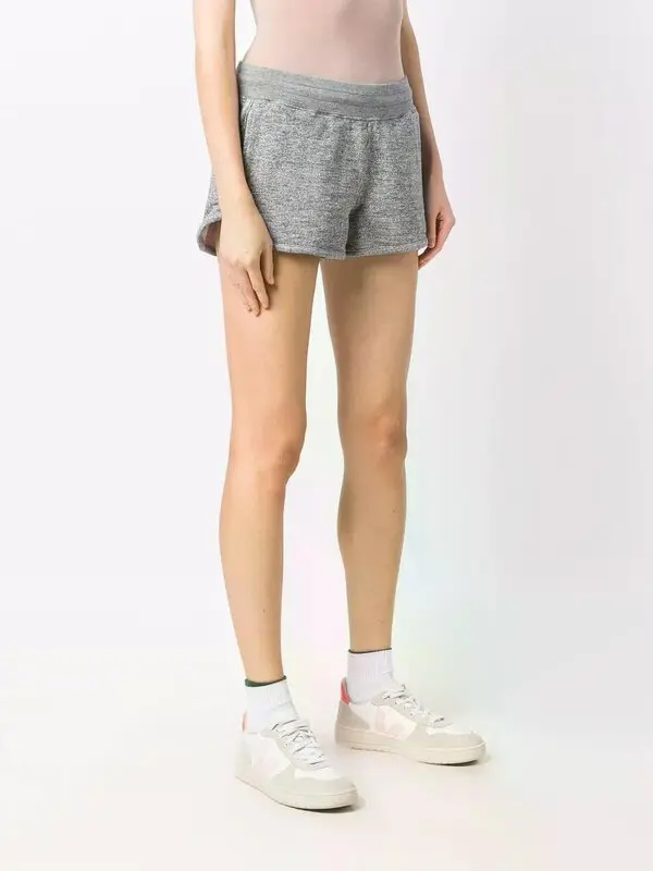 GOLDEN GOOSE Embroidered Logo Stretch-cotton Shorts