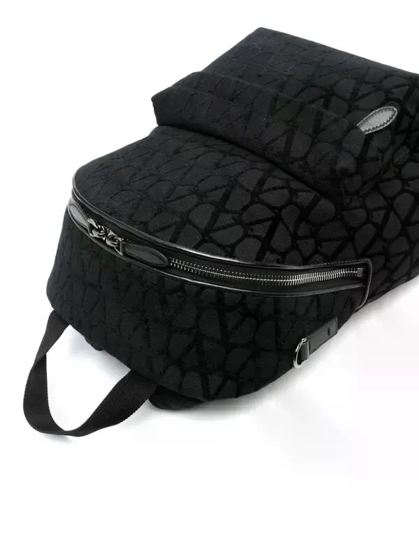 Valentino Garavani Vlogo Signature Jacquard Backpack