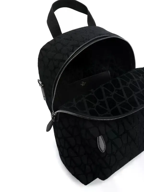 Valentino Garavani Vlogo Signature Jacquard Backpack