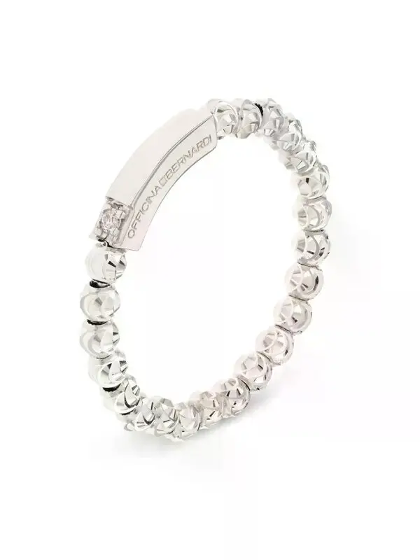 OFFICINA BERNARDI 18kt White Gold Moon Diamond Ring - Silver