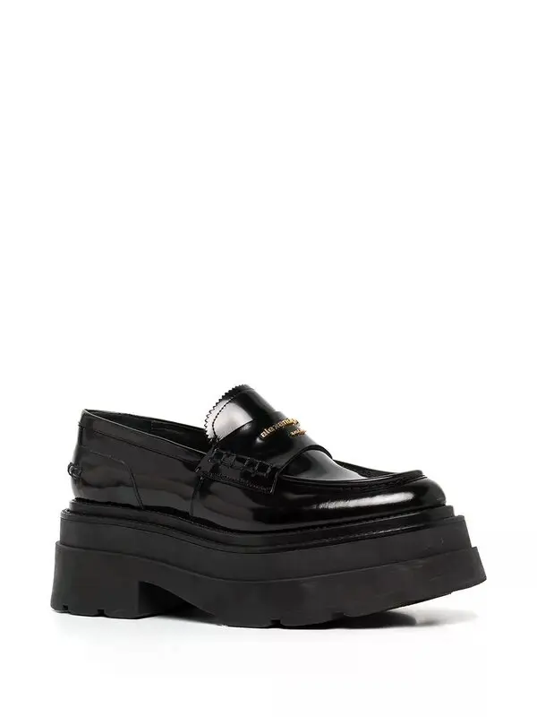 Alexander Wang Carter Platform Loafer In Leather