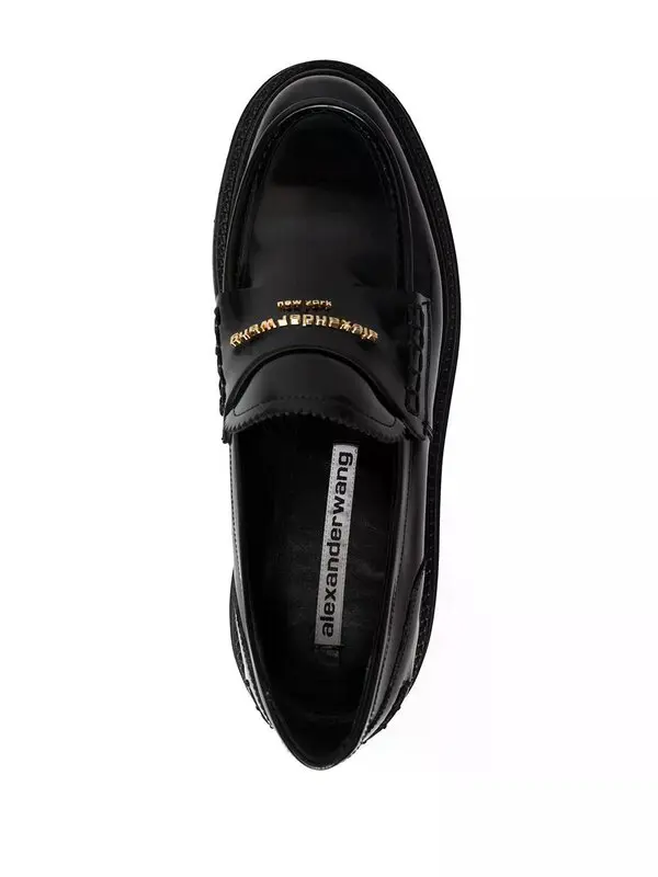 Alexander Wang Carter Platform Loafer In Leather