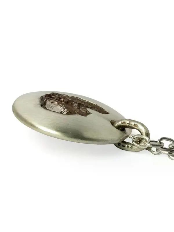 PARTS OF FOUR Sterling Disk Necklace - Silver