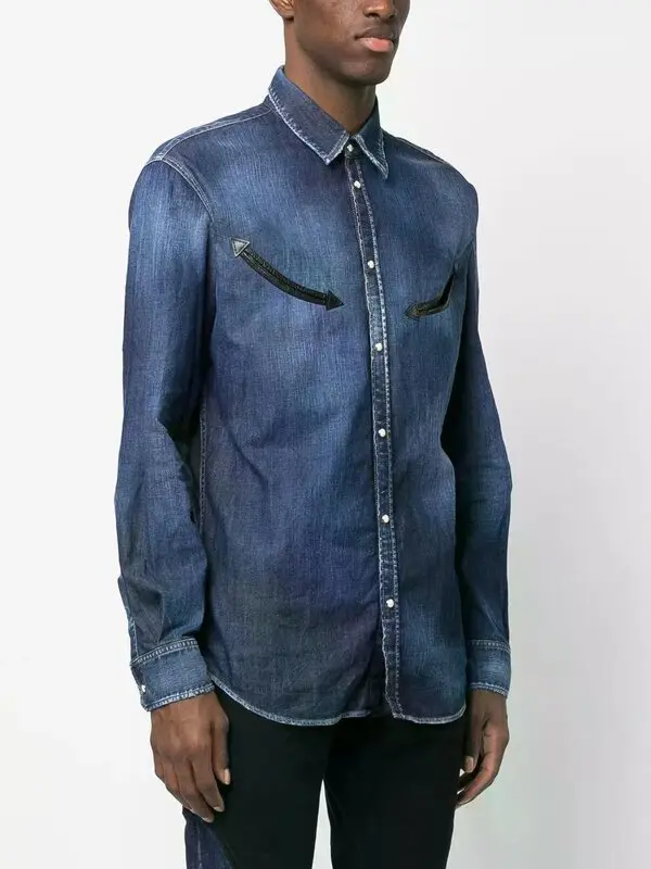 Dsquared2 Long-sleeved Denim Shirt