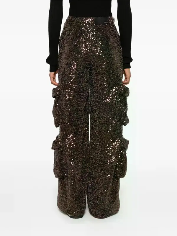Amiri Sequin Cargo Trousers
