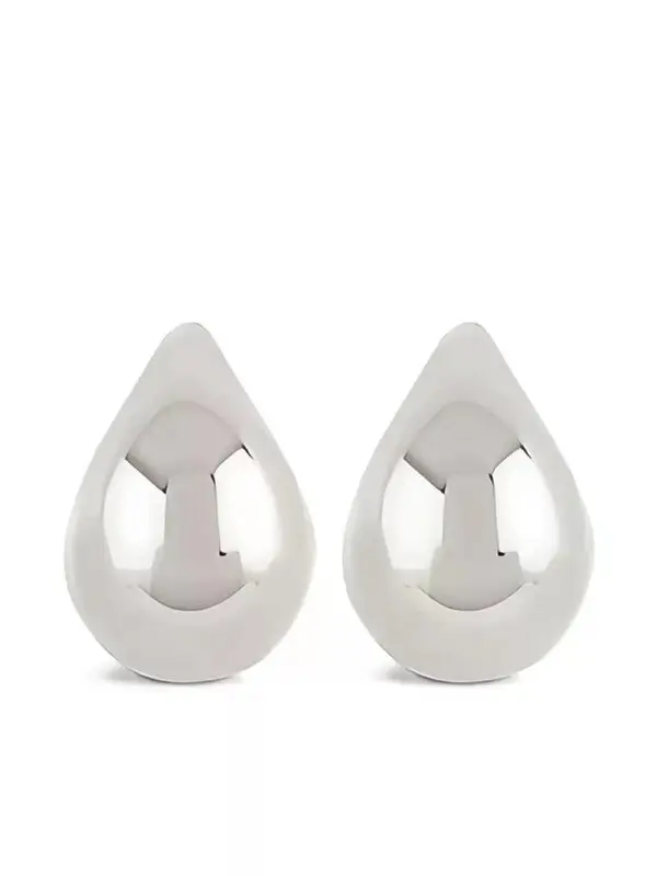 DINNY HALL Small Scoop Earrings - Silver