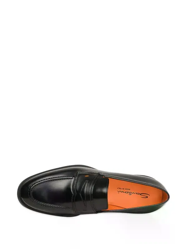 Santoni Calf Leather Loafers