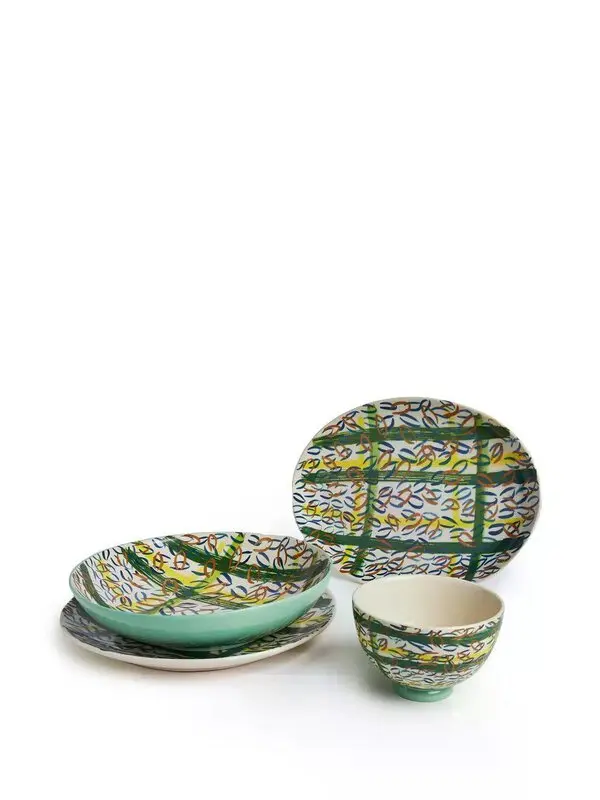 SERAX Japanese Kimonos Oval Plate