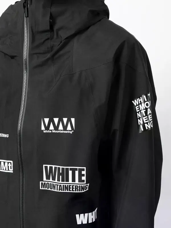 WHITE MOUNTAINEERING Graphic Print Zip-up Lightweight Jacket