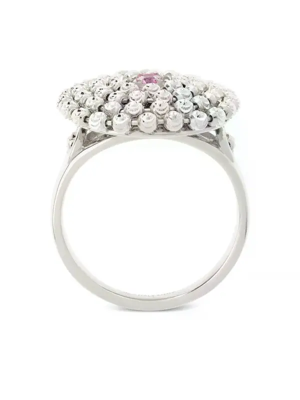 OFFICINA BERNARDI 18kt White Gold Mimosa Sapphire Ring - Silver