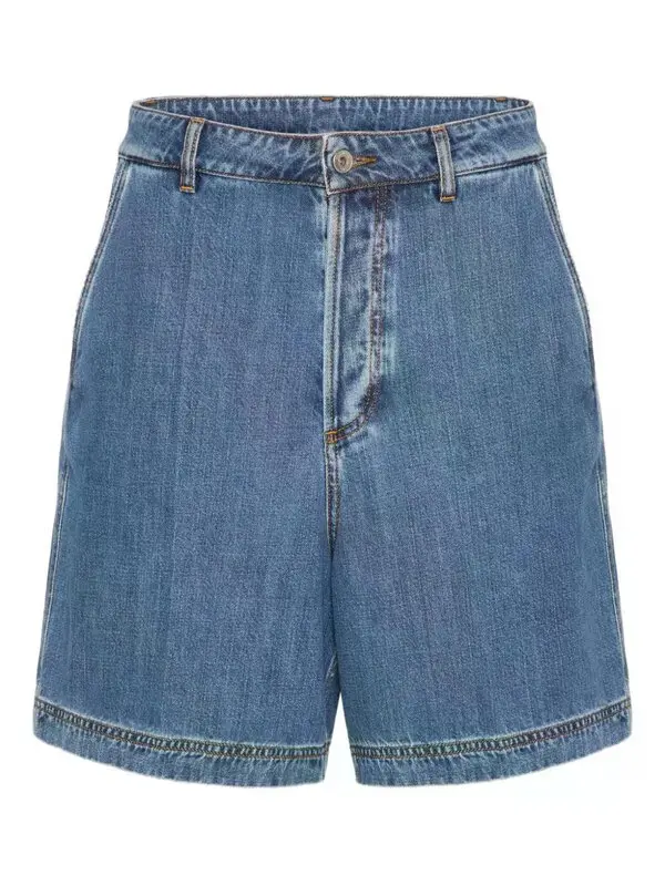 Valentino Garavani Vdetail Bermuda Shorts - Blue