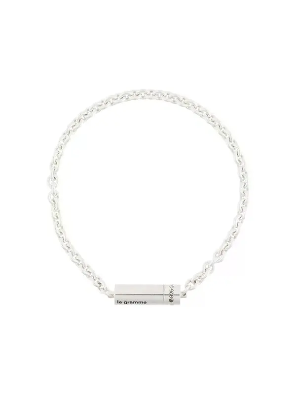 Le Gramme 11g Polished Chain Cable Bracelet - Silver