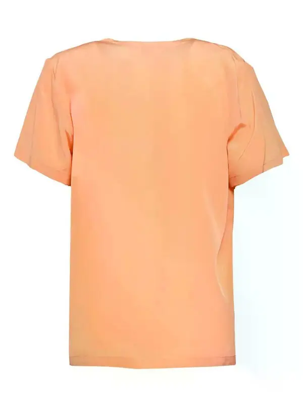 BARBA NAPOLI Short Sleeve V-neck Blouse