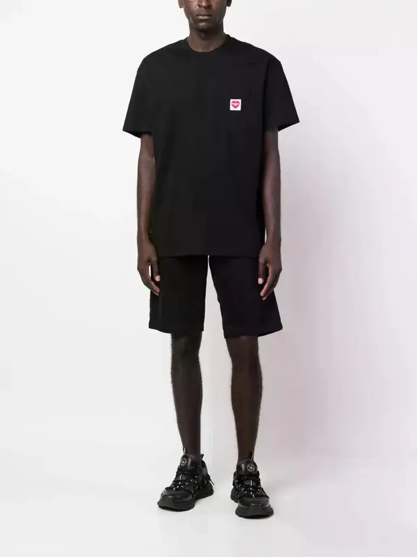 Carhartt Work In Progress Logo-patch Cotton T-shirt - Black