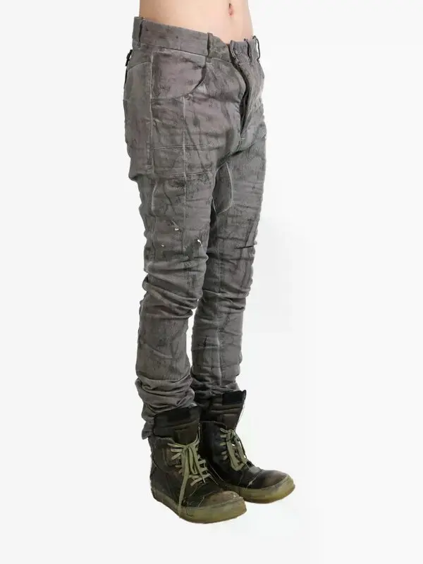 Boris Bidjan Saberi Distressed Finish Trousers